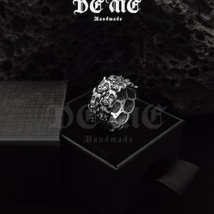 Demons Rings// Sterling Silver// Handmade Solid S925//unique Punk ...