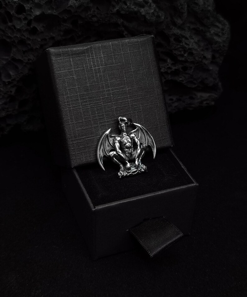 Devil Necklace// Sterling Silver// Handmade Solid S925//unique - Etsy