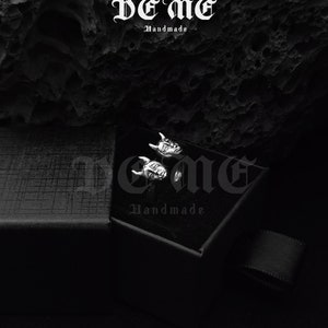Demons Ring// Sterling Silver// Handmade Solid S925//unique Punk Gothic ...