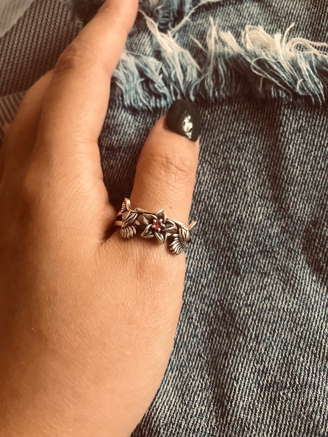 Hummingbird Ring//handmade Jewelry//sterling Silver//custom Silver Ring ...