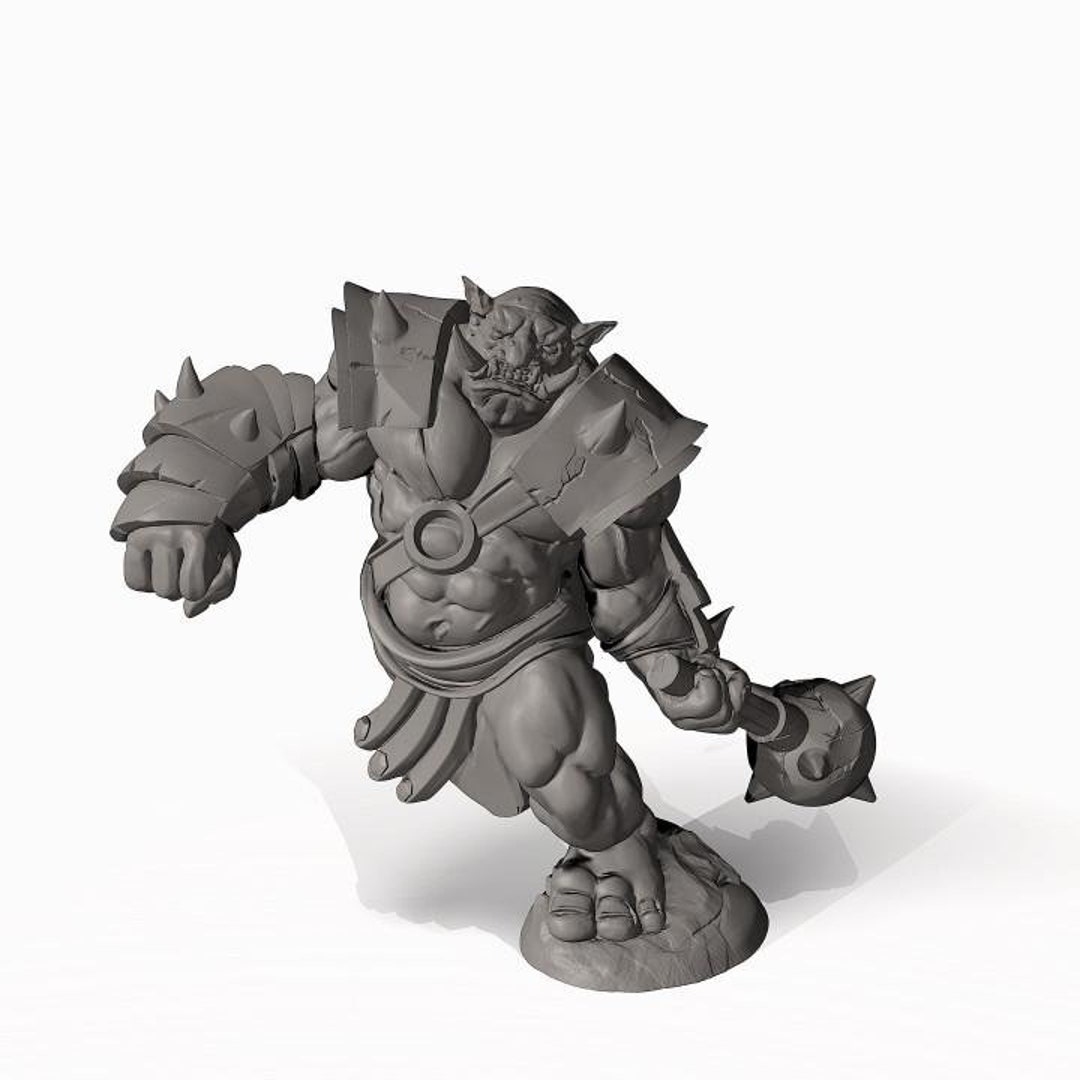 Troll Champion Pit Fighter 34mm 32mm Resin Miniature - Etsy