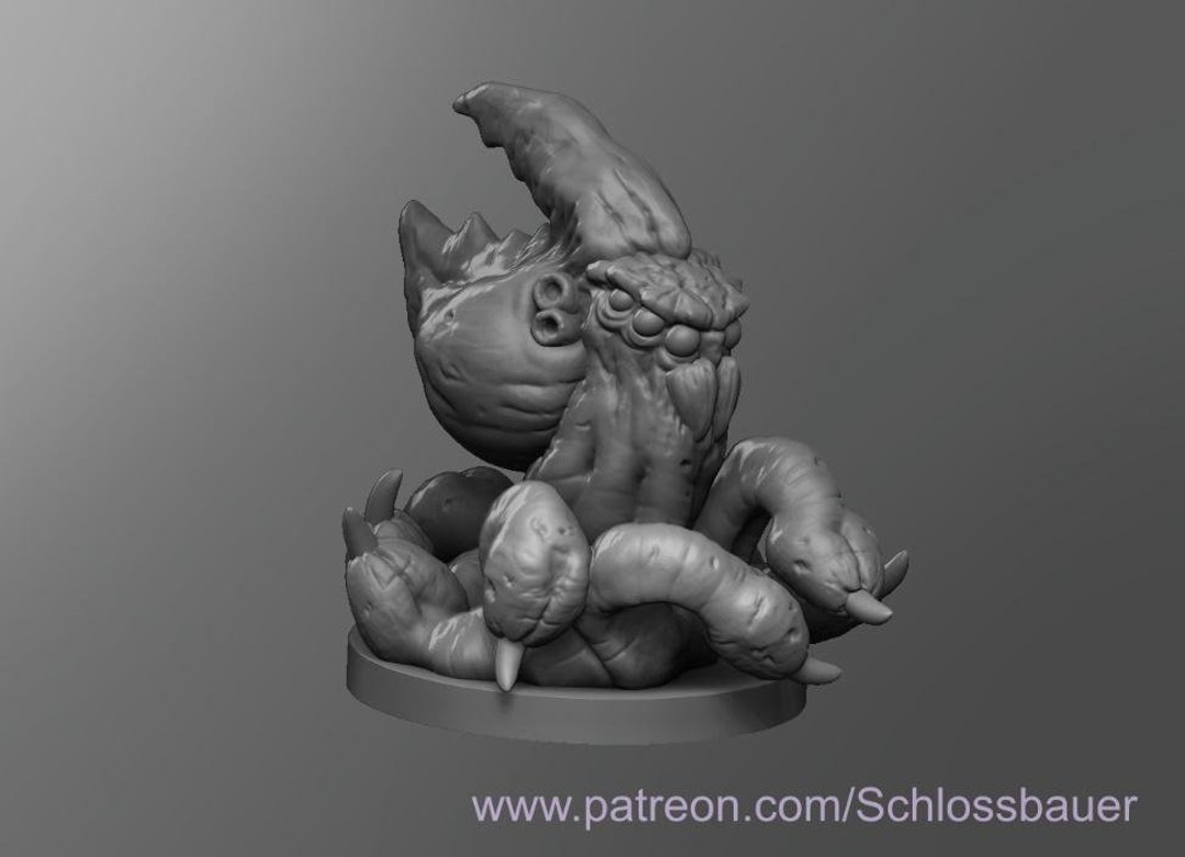 Octopus Scorpion Dungeons & Dragons 5e Resin Mini Monster - Etsy