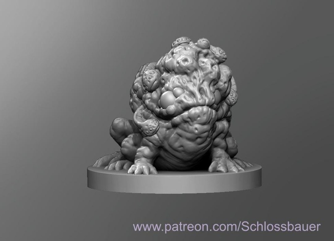 Mutated Frog Dungeons & Dragons 5e Resin Mini Monster 32mm - Etsy