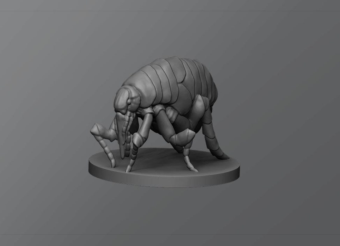 Monster Flea Dungeons & Dragons 5e Resin Mini Monster 32mm - Etsy UK