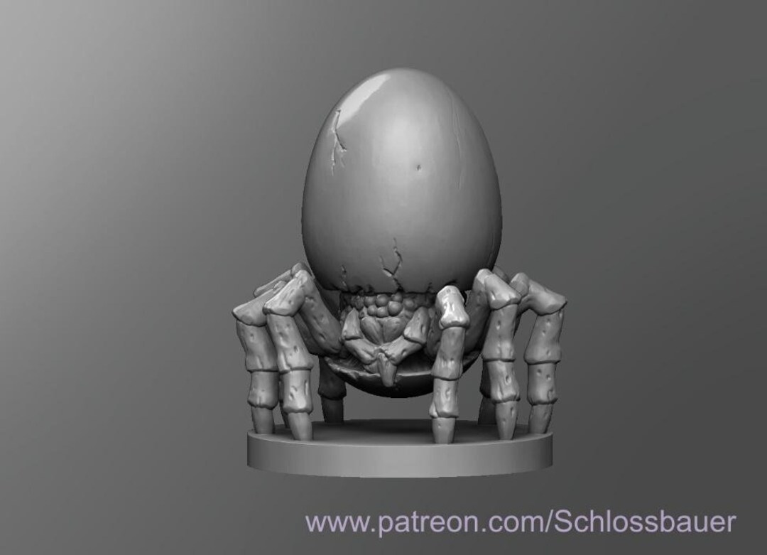 False Egg Dungeons & Dragons 5e Resin Mini Monster 32mm - Etsy