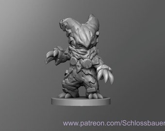 Abyssal Chicken Dungeons & Dragons 5e Resin Mini Monster | Etsy