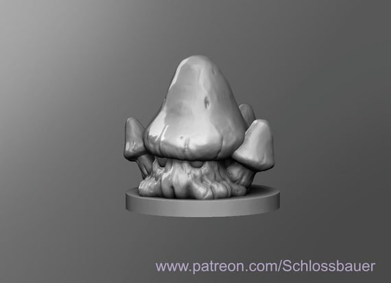 Fungus Slime Dungeons & Dragons 5e Resin Mini Monster 32mm | Etsy