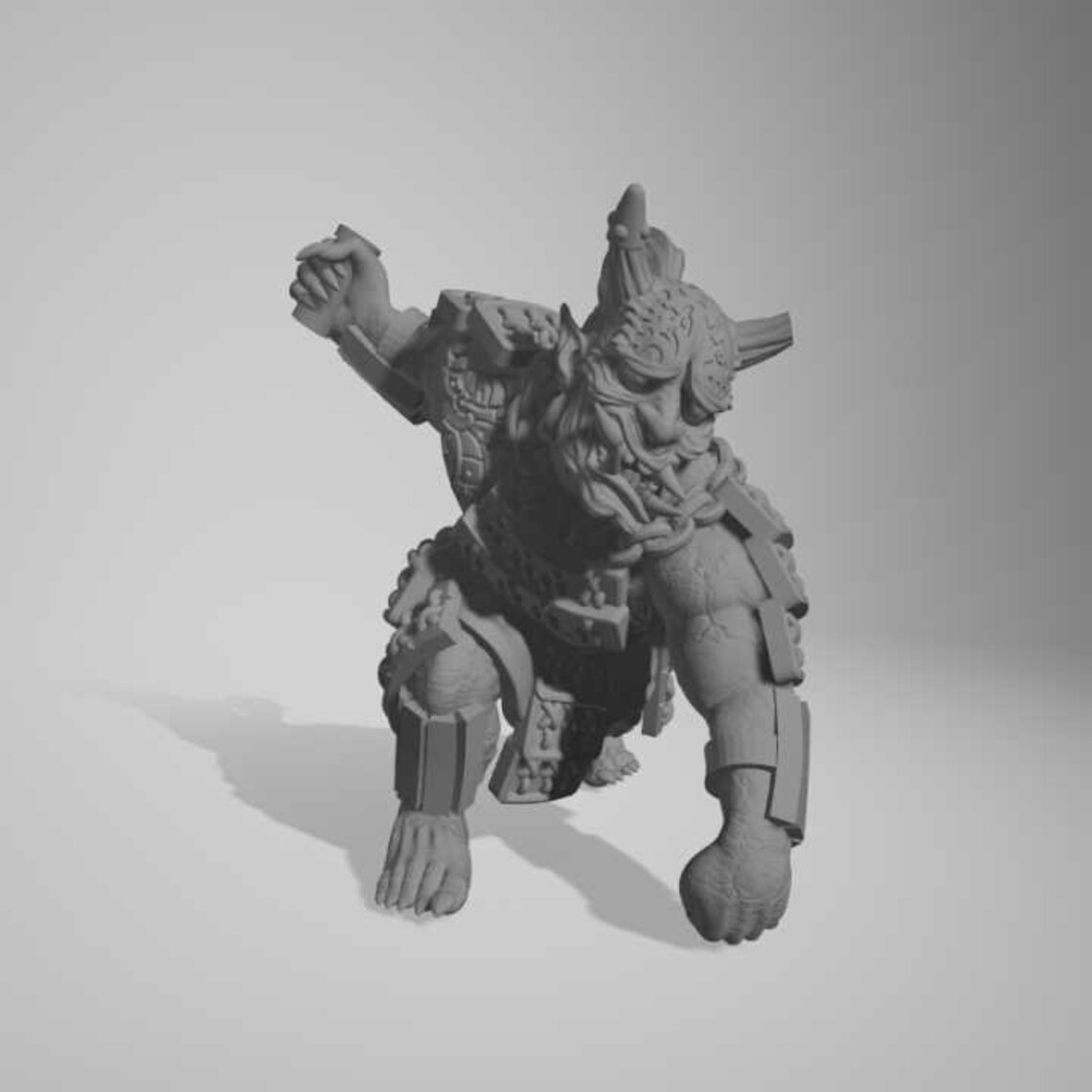 Oni Japanese Troll/ogre 3 Asian Adventures Diorama D&D - Etsy