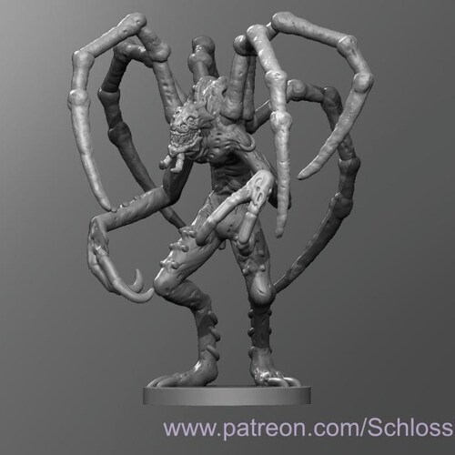 Slithering Tracker Dungeons & Dragons 5e Resin Mini Monster - Etsy