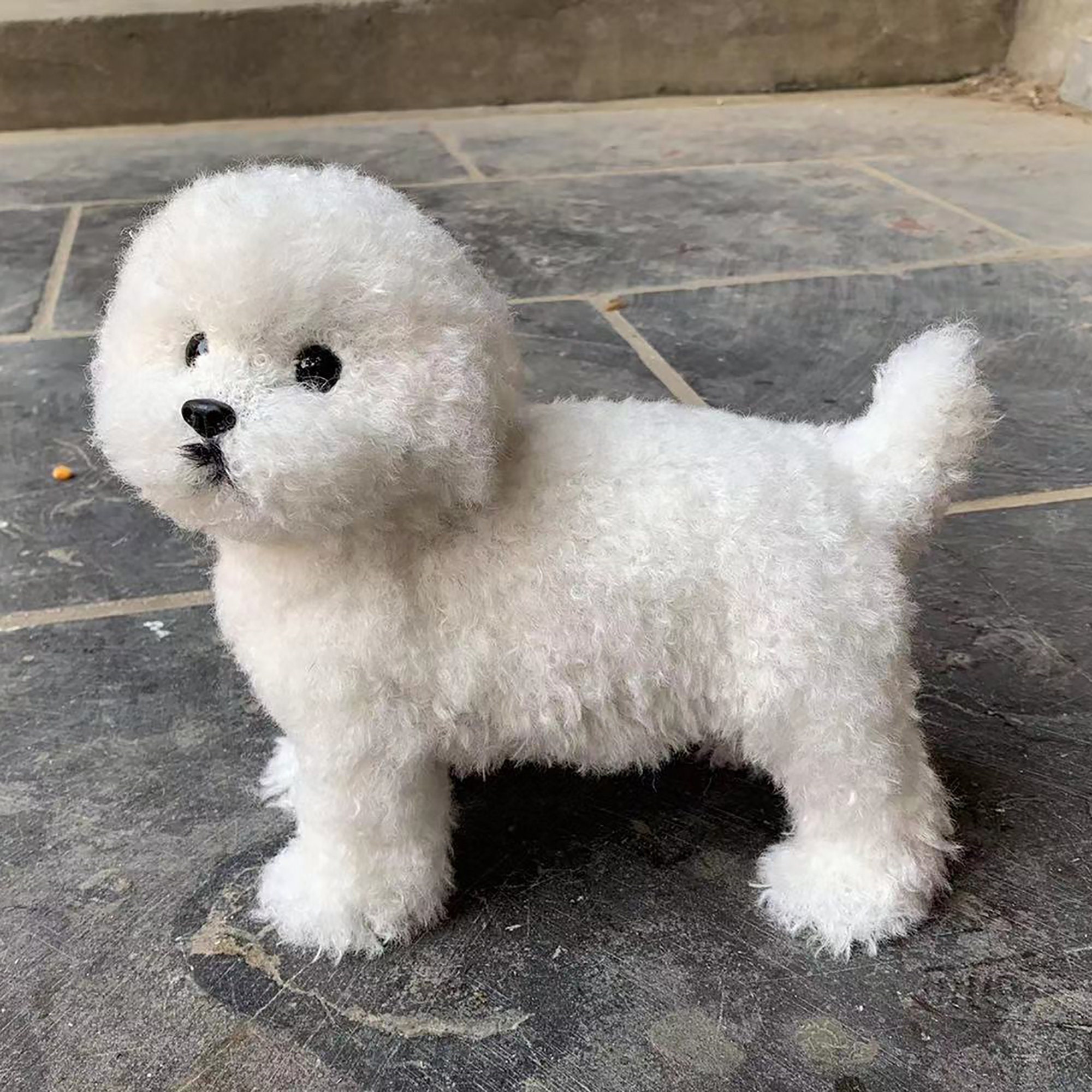 Realista peluche perro juguete peluche muñeca cachorro | Etsy