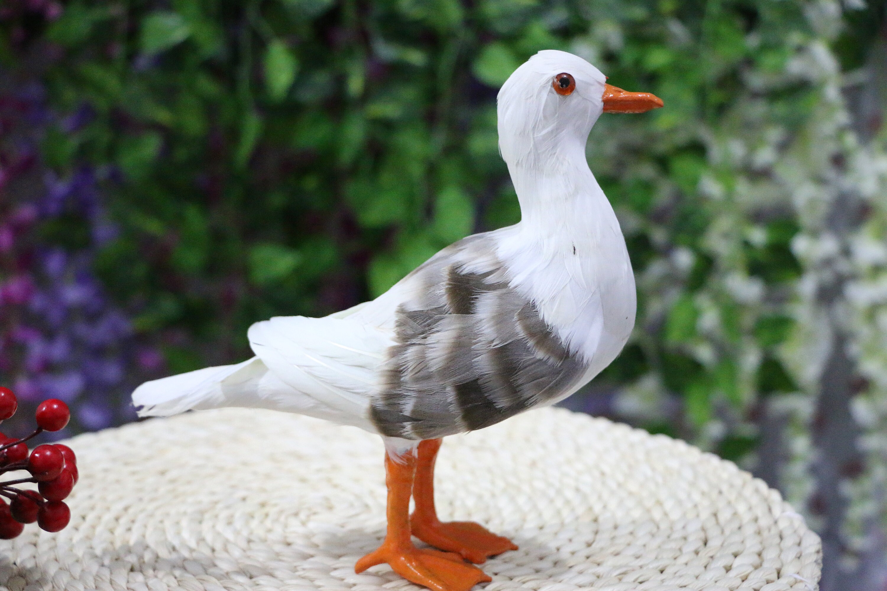 Realistic Seagull Decor Taxidermy Bird Decorative Animal Figurines ...