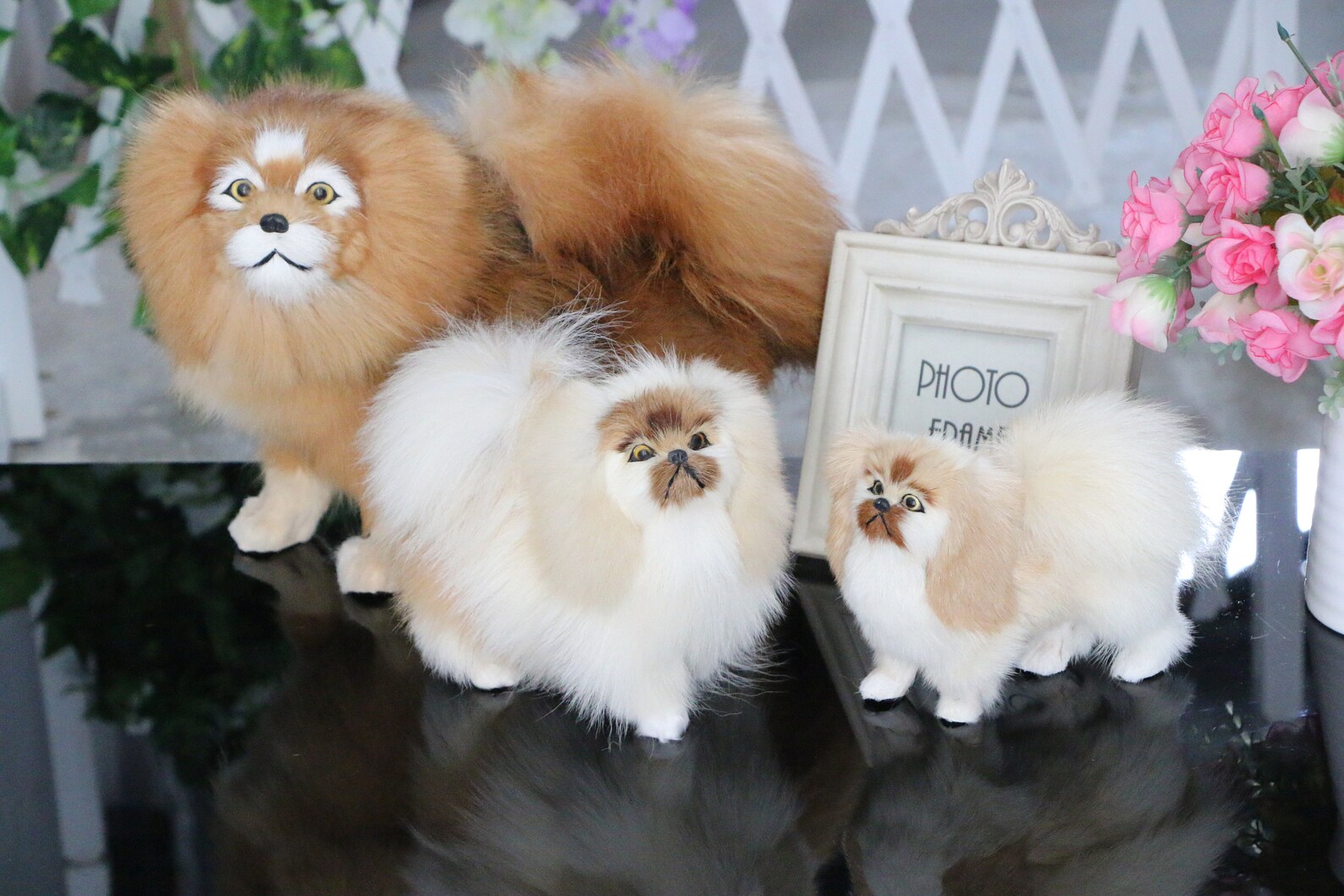 Pekingese Realistic Dog Plush Toy Lifelike Puppy Animal Model - Etsy