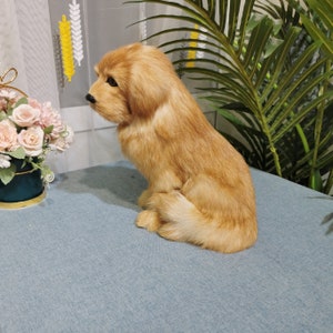 Realistic Labradoodle Dog Toy Lifelike Puppy Animal Figurines Statue ...