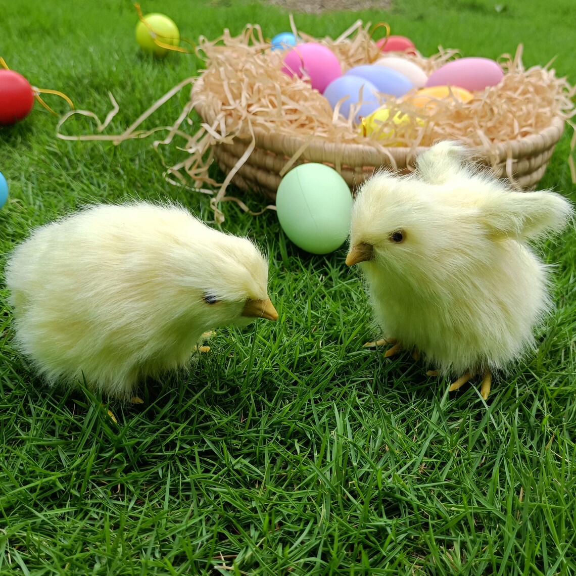 4 Pcs per Set Realistic Easter Baby Chicks toy Plush | Etsy
