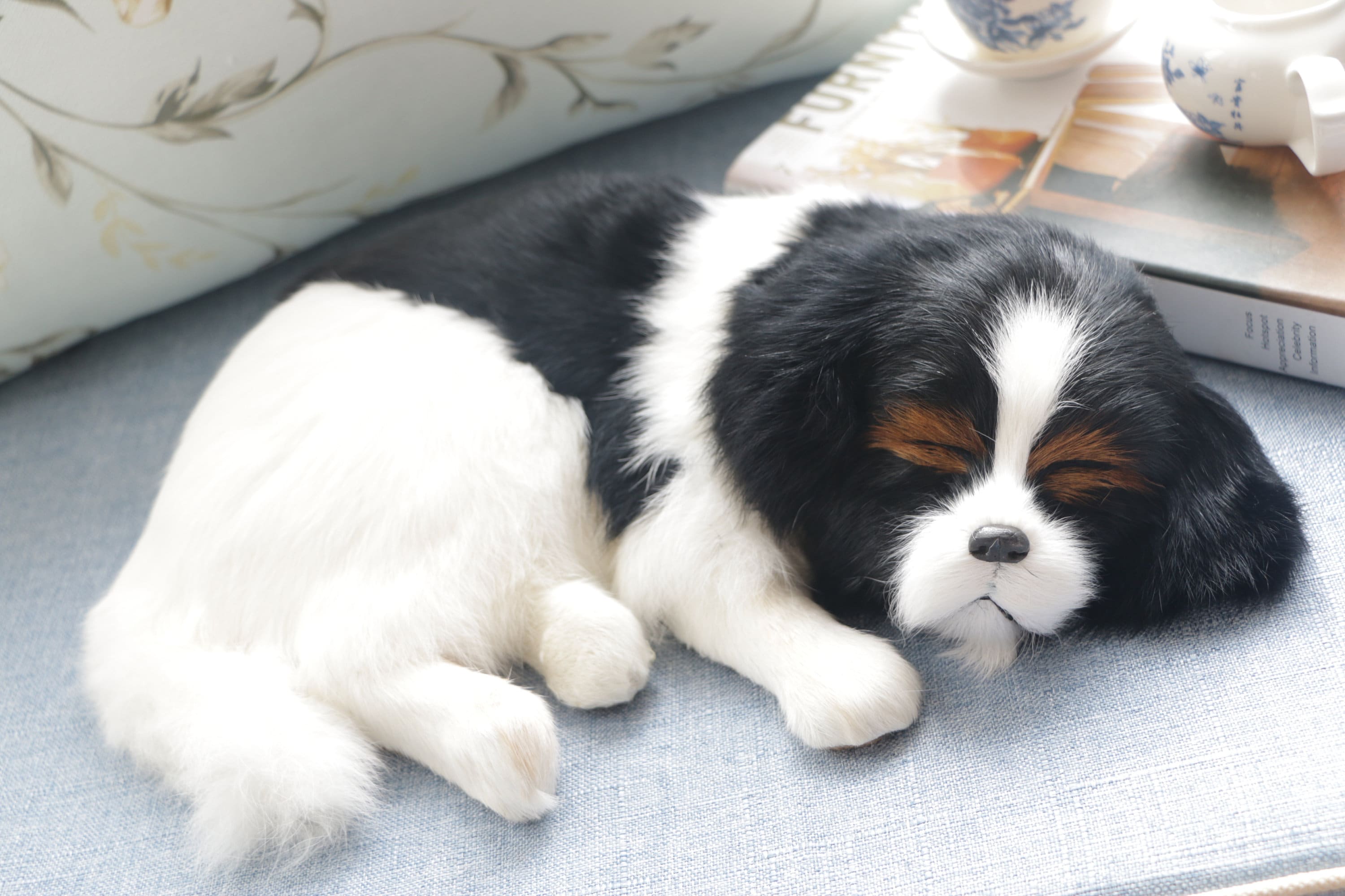 Sleeping Dog Realistic Plush Lifelike Puppy Figurine Animal - Etsy
