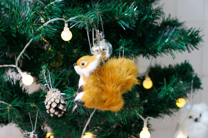 Handmade Woodland Animals Creatures Set Christmas Tree - Etsy
