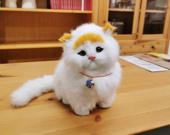 Realistic Cat Plush | Etsy