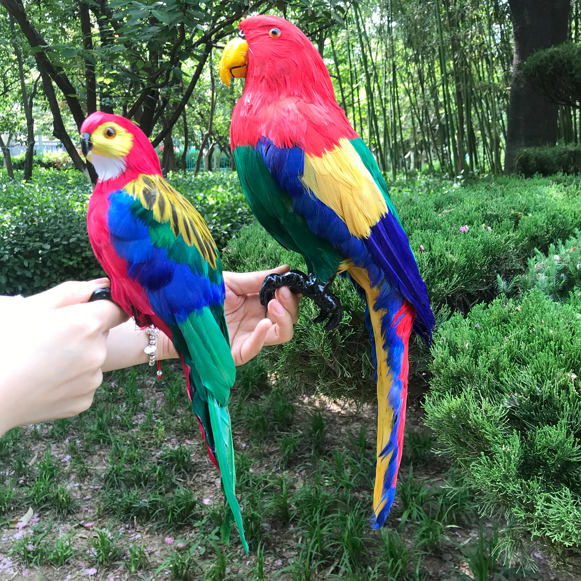 Artificial Birds Fake Birds Realistic Parrot Feathered Birds Parrot ...