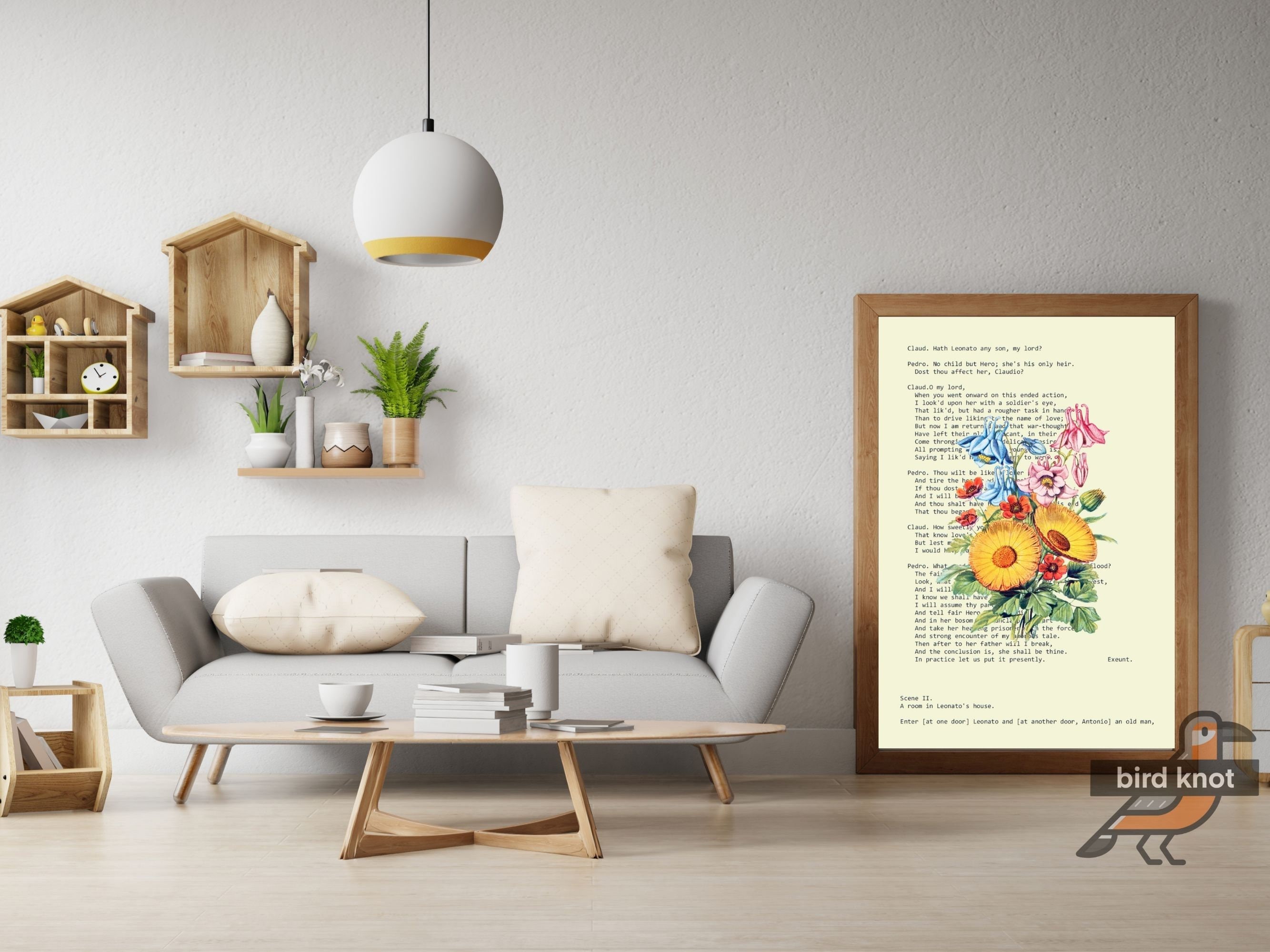 Much Ado About Nothing Flowers Printable Art on Novel Pages - Etsy