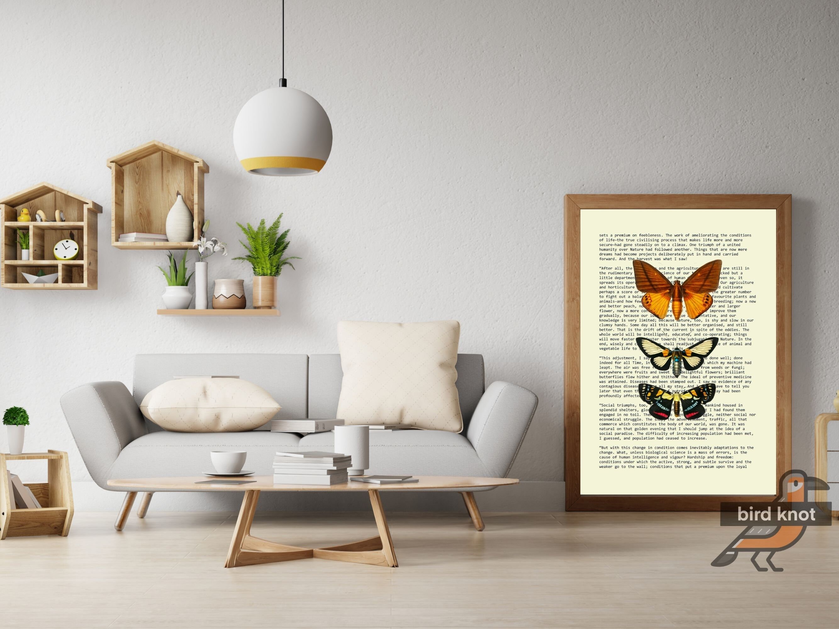 The Time Machine Butterflies Printable Art on Novel Pages - Etsy