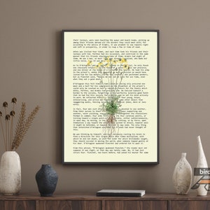 The Three Musketeers Flowers Printable Art on Novel Pages, Vintage Art ...