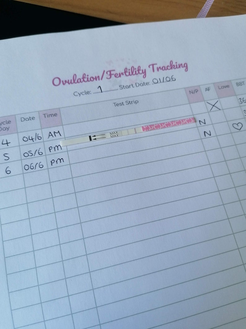Printable Ovulation TTC Fertility Pregnancy Tracking Sheets - Etsy
