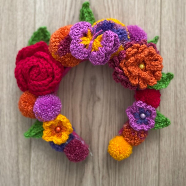 Crochet Flower Crown - Etsy