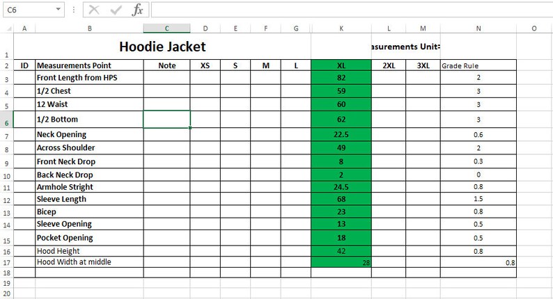 Hooded Jacket PDF Sewing Pattern Sizes: XS-XXXL - Etsy