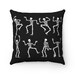 Dancing Skeletons Pillow, Halloween Pillow Case, Halloween Home Decor ...