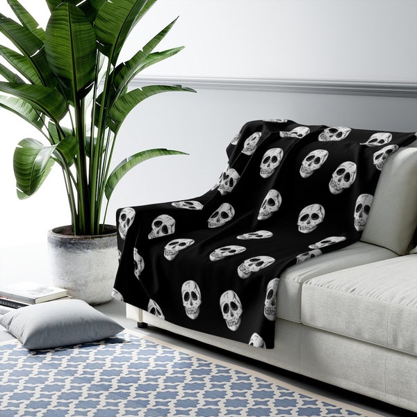 Skull Blanket - Etsy