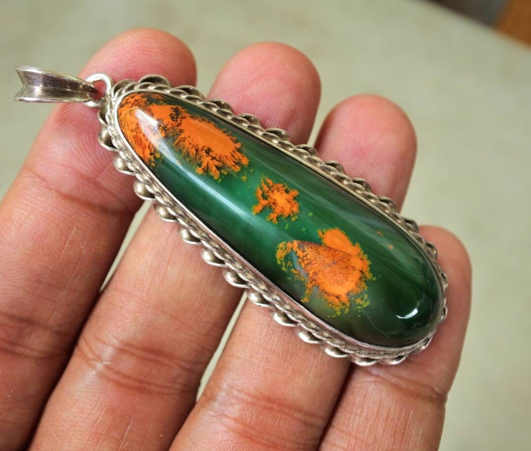 Very Rare Green and Orange Translucent Opalized Wood,old Collection ...