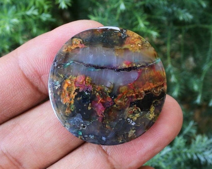 Multicolor Chrysocolla With Native Copper in Chalcedony - Etsy