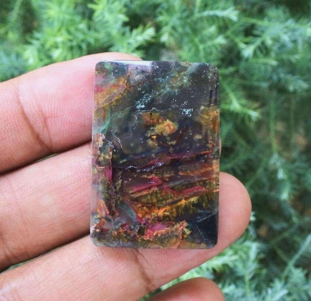 Multicolor Chrysocolla With Native Copper in Chalcedony - Etsy
