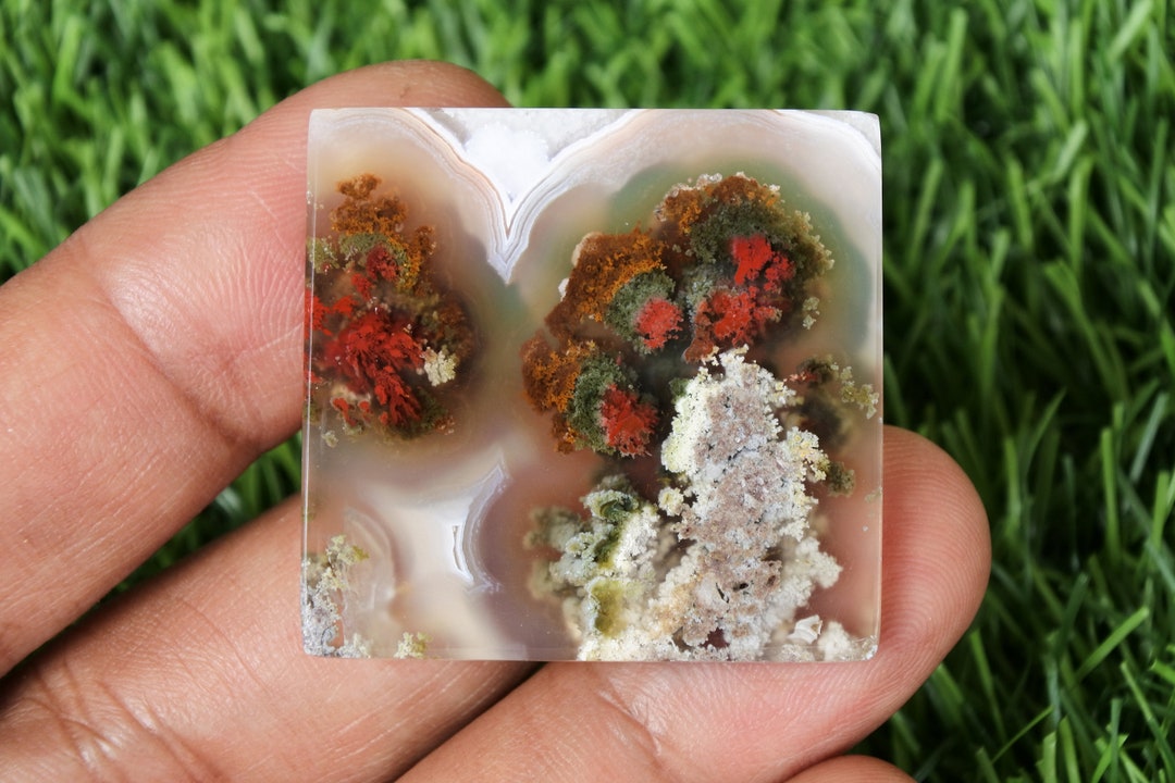 Multicolor Moss Agate, Crimson Agate,agate Healing Properties,agate ...