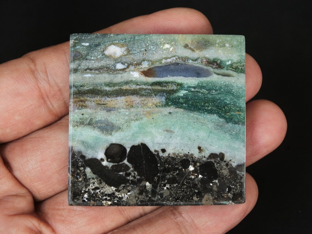 Scenic Java Klawing Jasper,crystal Healing,blue Gemstone,gemstone ...