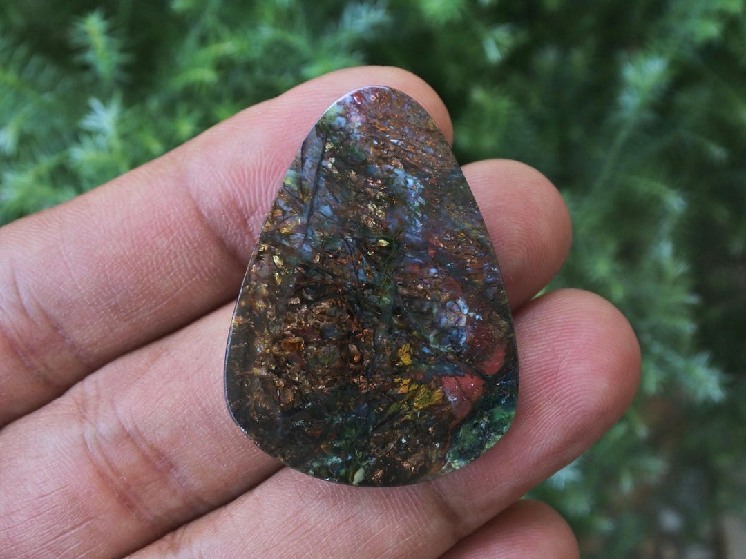 Multicolor Chrysocolla With Native Copper - Etsy