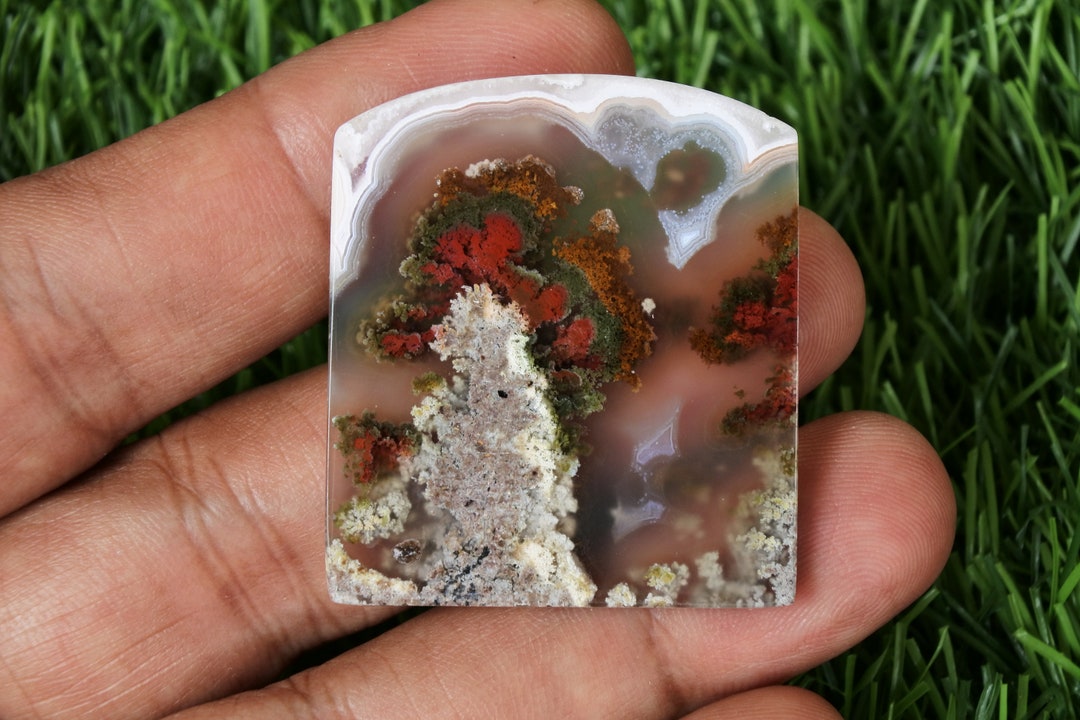 Multicolor Moss Agate, Crimson Agate,agate Healing Properties,agate Beach,agate Crystal Meaning ...