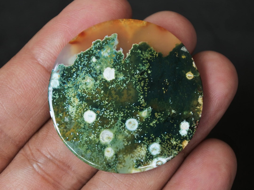 Translucent Green Jasper,orange Colour,agate Crazy Lace,crystal Healing ...