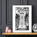 Original Victoria Tower Guernsey Channel Islands Freehand Drawing ...