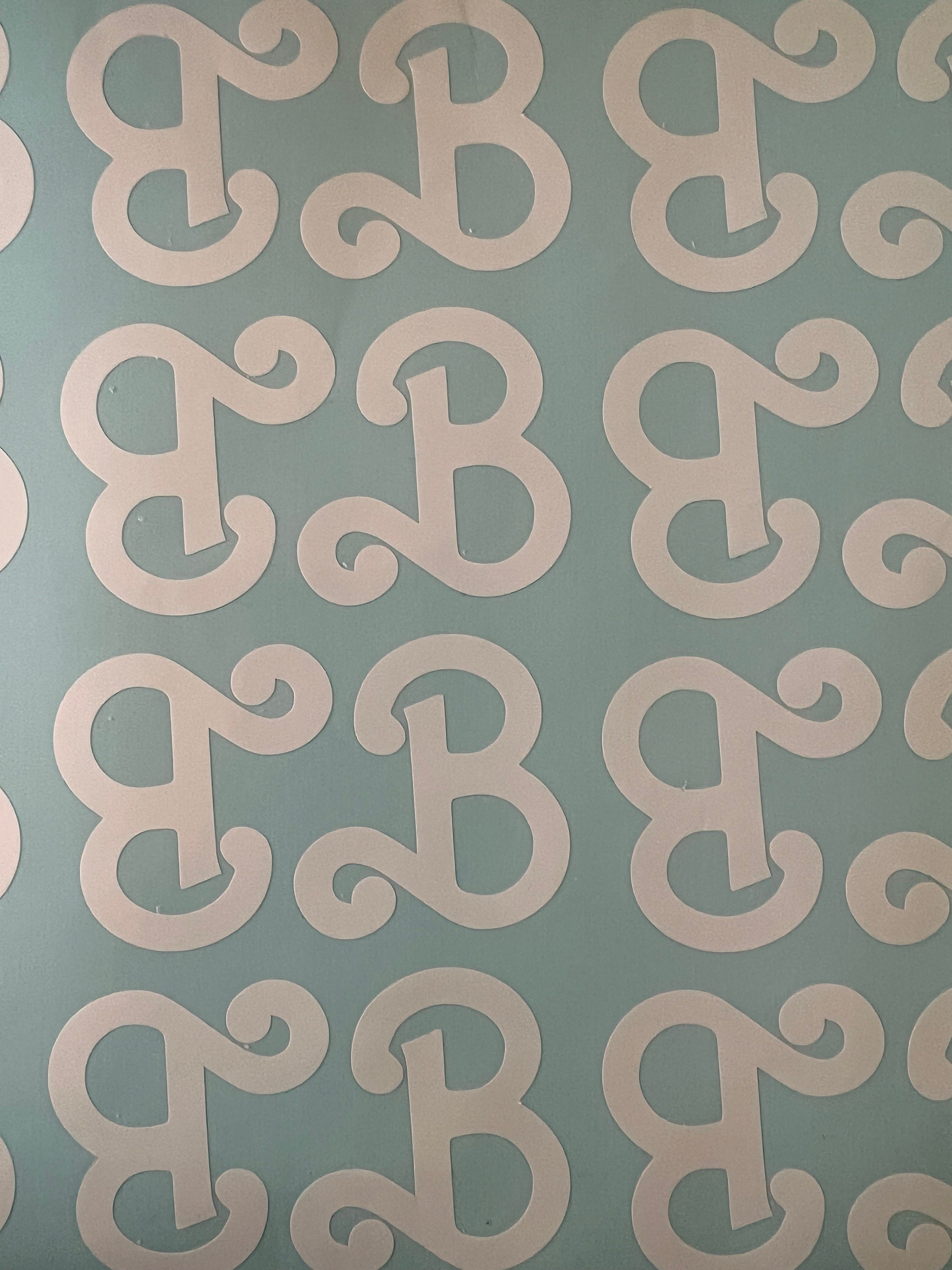 White Letter B for Barb Vinyl Stickers - Etsy