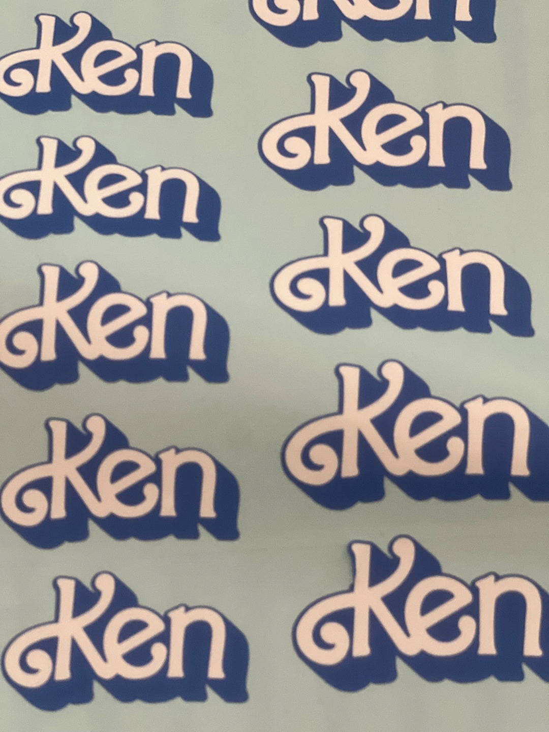 Vinyl Ken Stickers - 15 Pack - Etsy