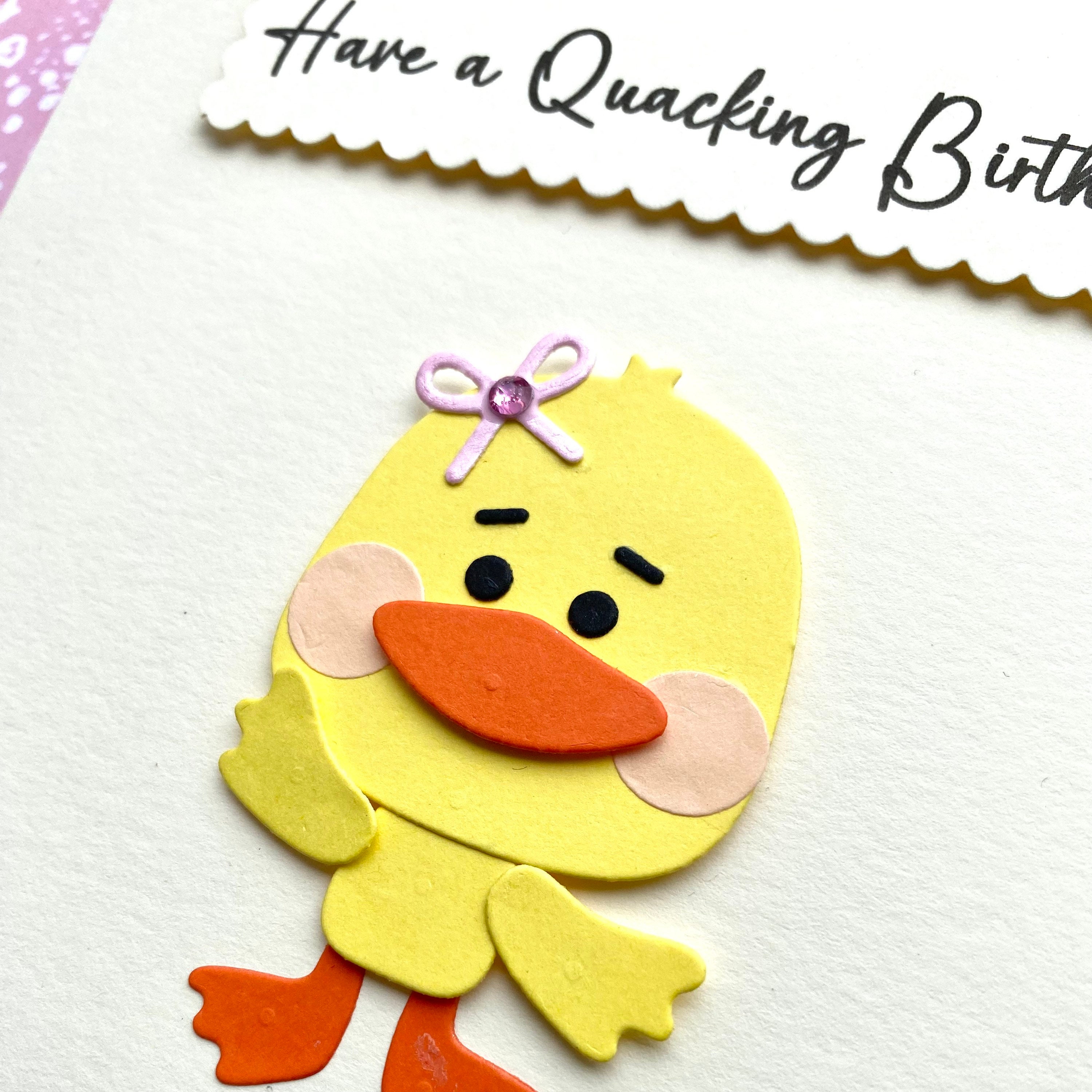 Duck Birthday Card Personalised Duck Birthday Card Duck - Etsy UK