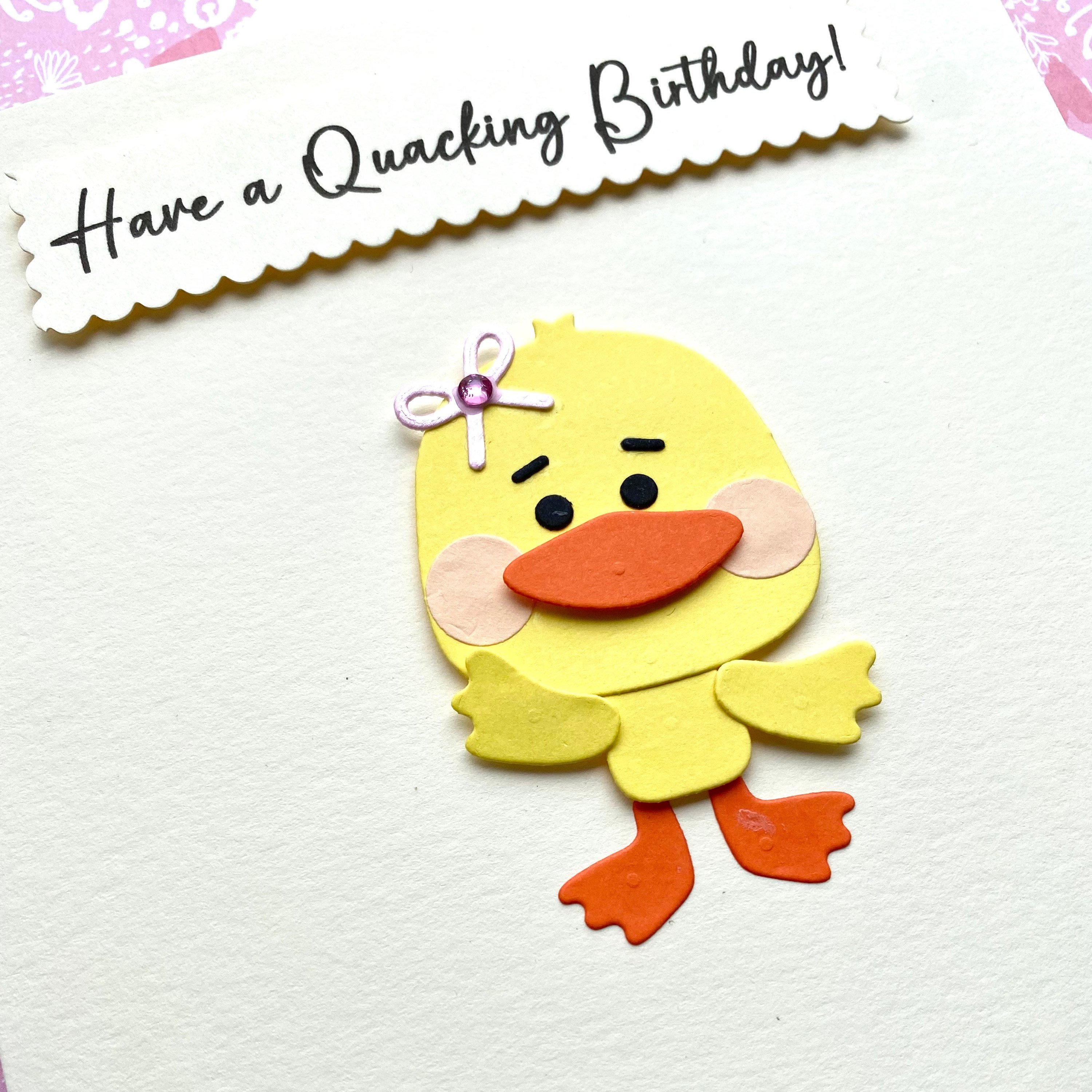 Duck Birthday Card Personalised Duck Birthday Card Duck - Etsy UK