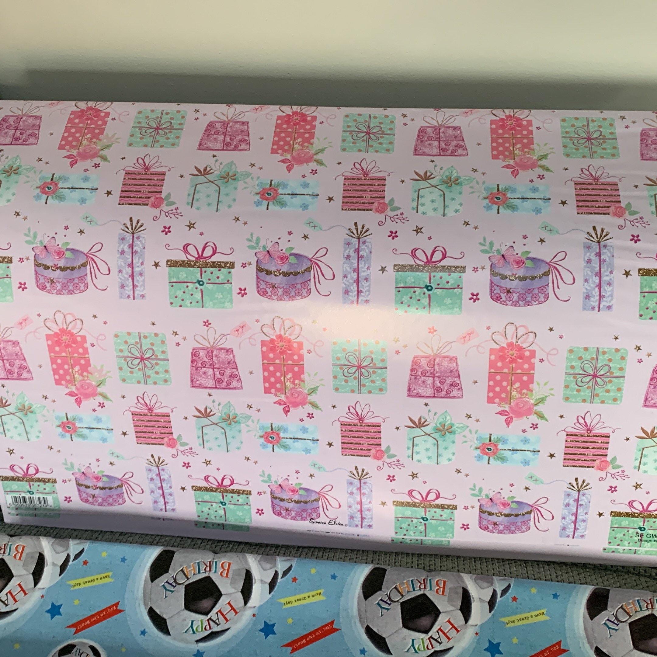 Beer & Ale Wrapping Paper Blue Birthday Wrapping Paper - Etsy