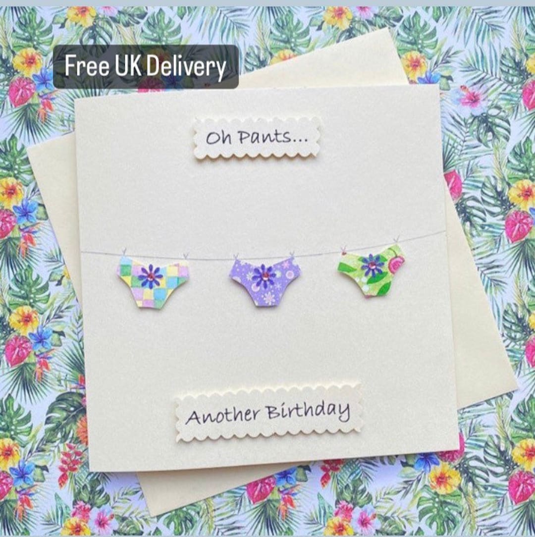 Pants Birthday Card, Fancy Pants Birthday Card, Funny Pants Card ...