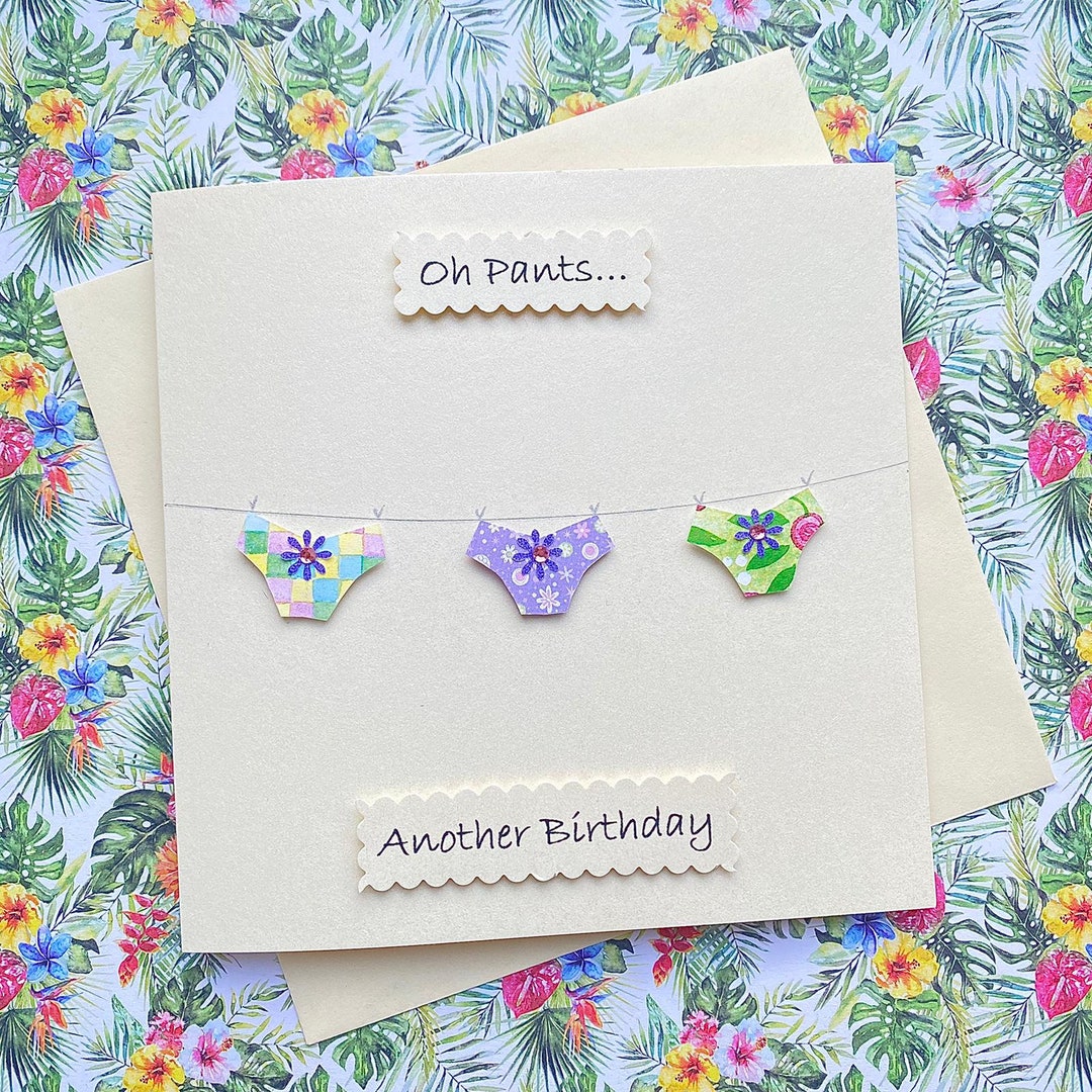 Pants Birthday Card, Fancy Pants Birthday Card, Funny Pants Card ...