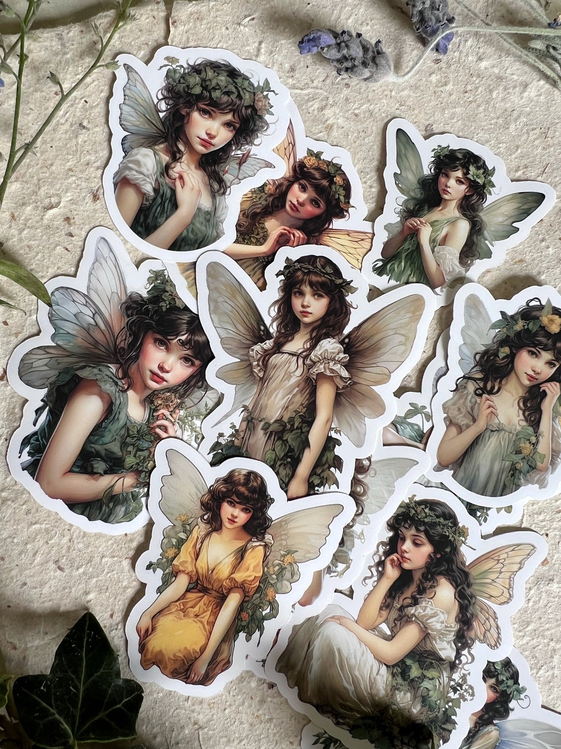 Fairies 12 X Stickers Matte Premium Vinyl Stickers, Magical ...