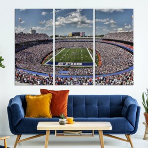 Bills Stadium Wall Art Canvas Print American Football Stadium Wall Art ...