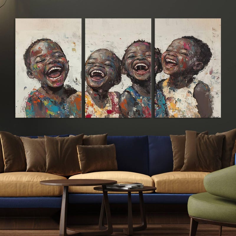 Smiling African Art - Etsy