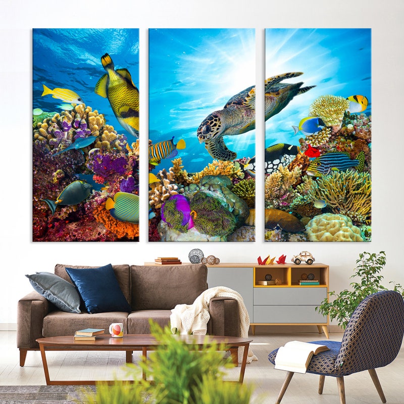 Ocean Life Print - Etsy